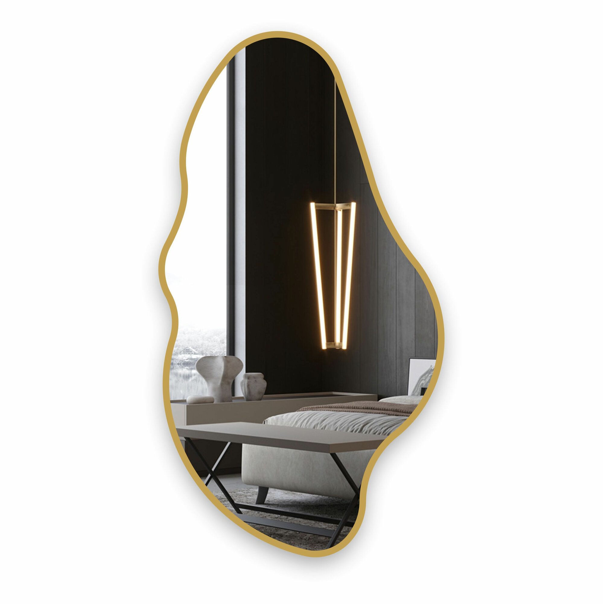 Зеркало интерьерное Финист, серия Brizo, 110 х 60 см, настенное, ультрафиолетовая печать