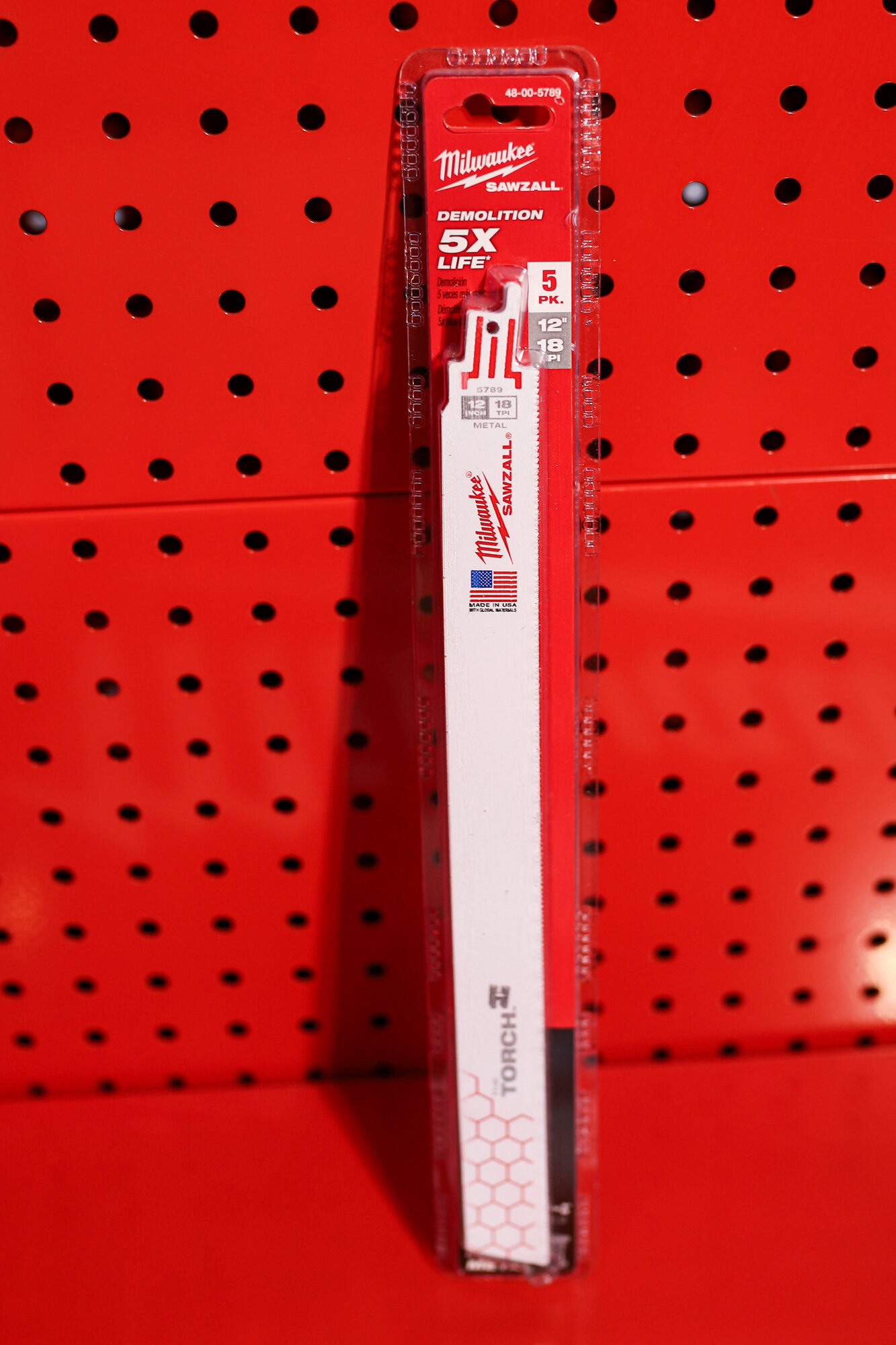 Полотно по металлу Milwaukee The Torch 300 x 18 мм/ шаг зуба 1.4 мм (5шт)