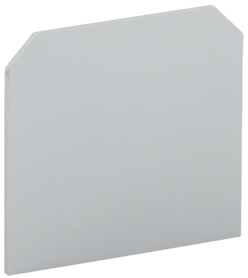 Заглушка для клеммной колодки IEK / ИЭК для КВИ-4/10мм2, пластиковая серая / электрика