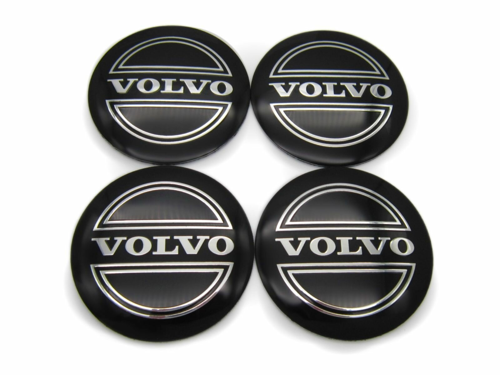 Наклейки на диски Вольво монохром 56 мм