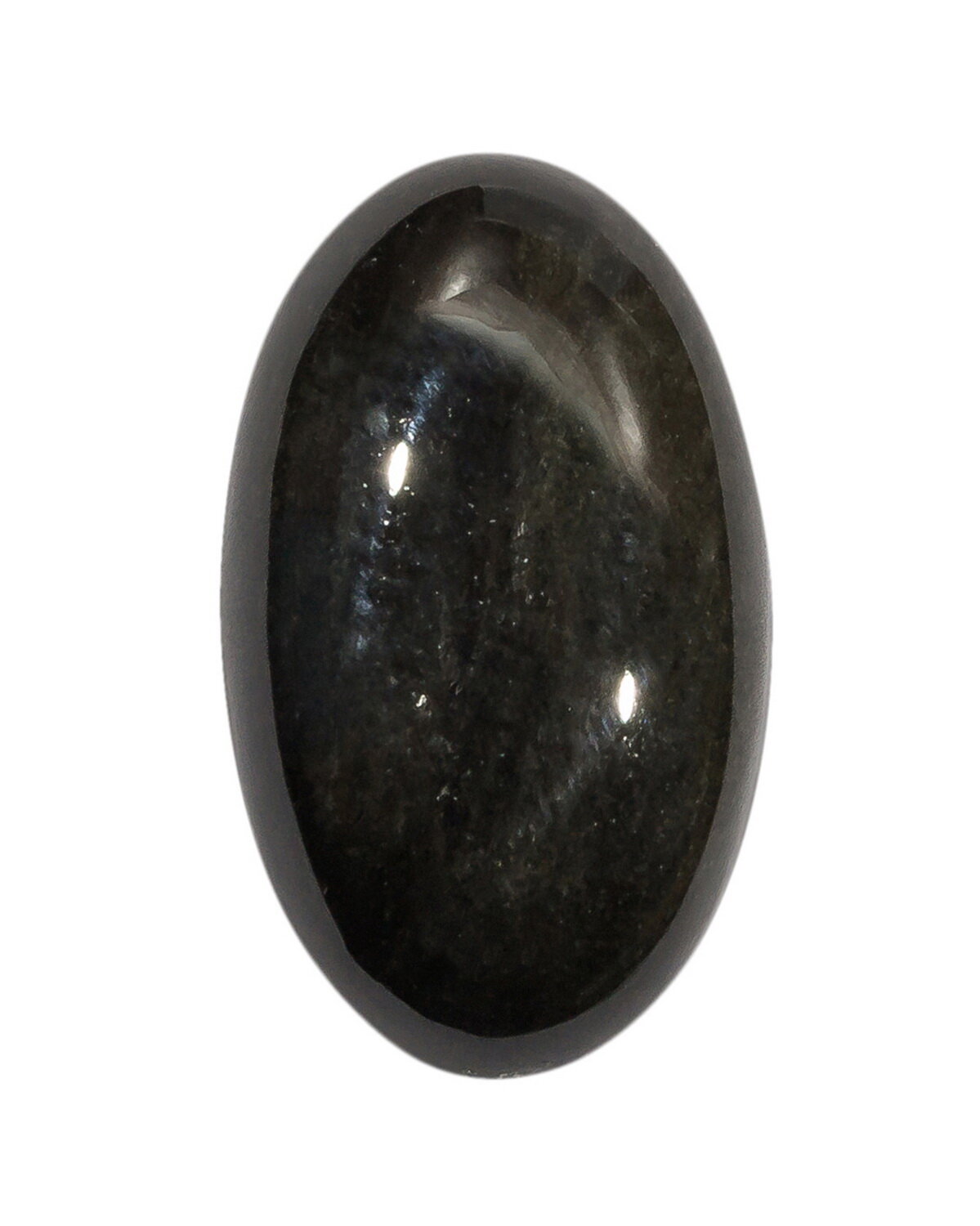 Кабошон Обсидиан золотой, натуральный минерал, размер: 27х16х5 мм.