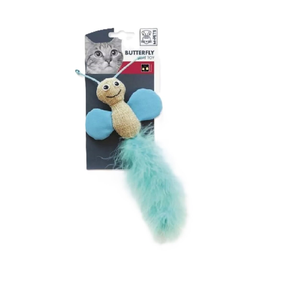 M-PETS Игрушка для кошек, Бабочка 25x10x2см