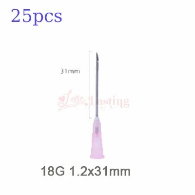 Стерильные иглы для пирсинга 16G18G 20G 21G 22G 18G 1.2x1mm