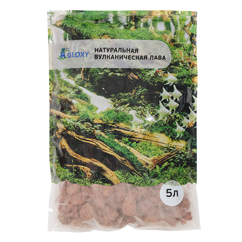 Лава Gloxy красная 20-30 мм 5л