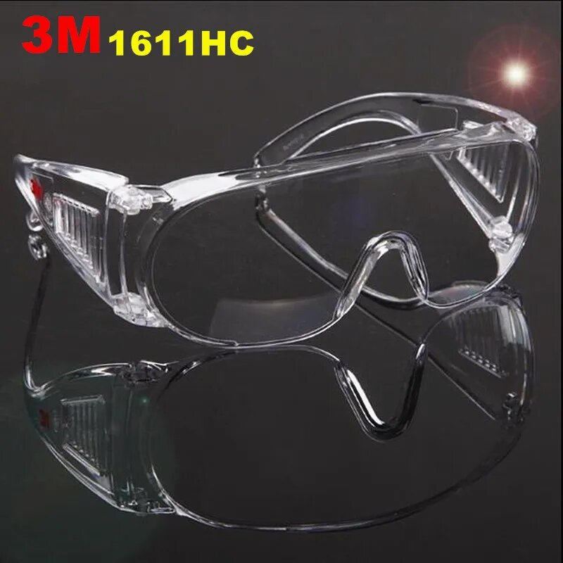 Защитные очки 3M 1611HC, противотуманные противоударные противопылевые защитные очки