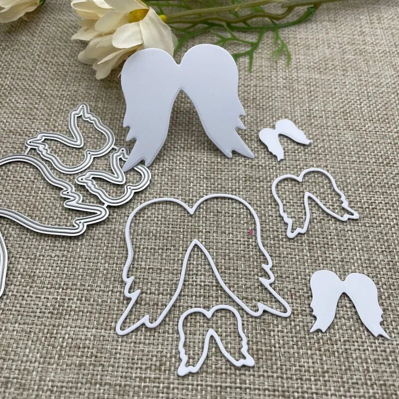 Металлические трафареты для скрапбукинга "Крылья"