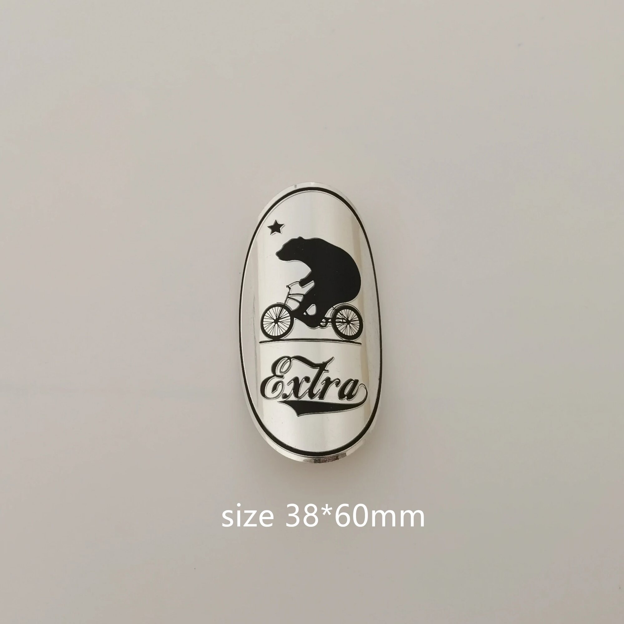 Наколейка на рамку велосипеда GT из алюминия Bear bike