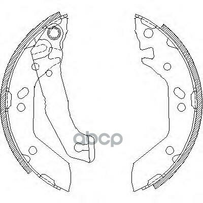 Колодки торм. барабанные Road house арт. 414000