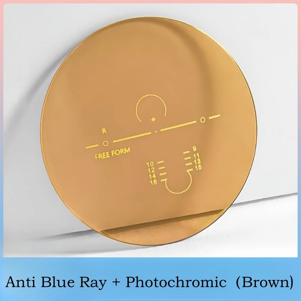Фотохромные очки YIMARUILI MR-8 MR-7, Brown, Anti Blue Ray, 1.61