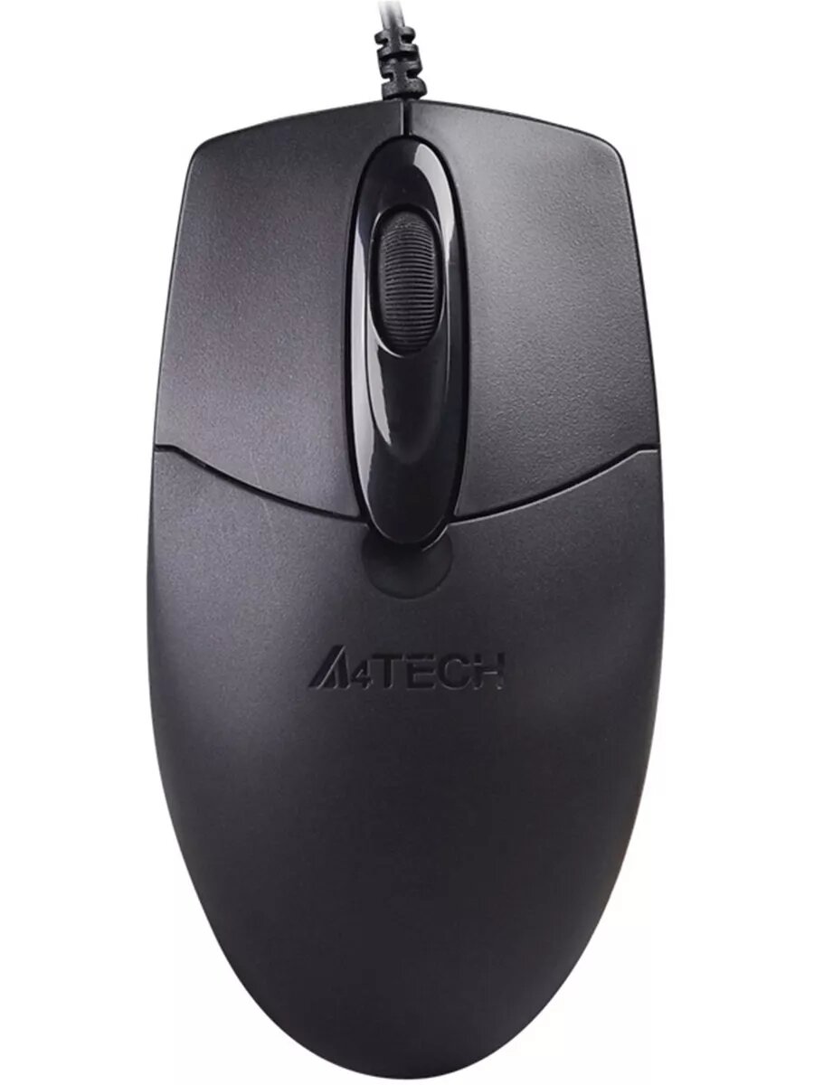 Мышь a4tech OP-720S черный оптическая (1200dpi) silent USB (2but)