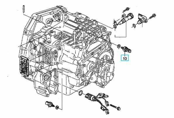 Датчик давления масла АКПП (Оригинал)