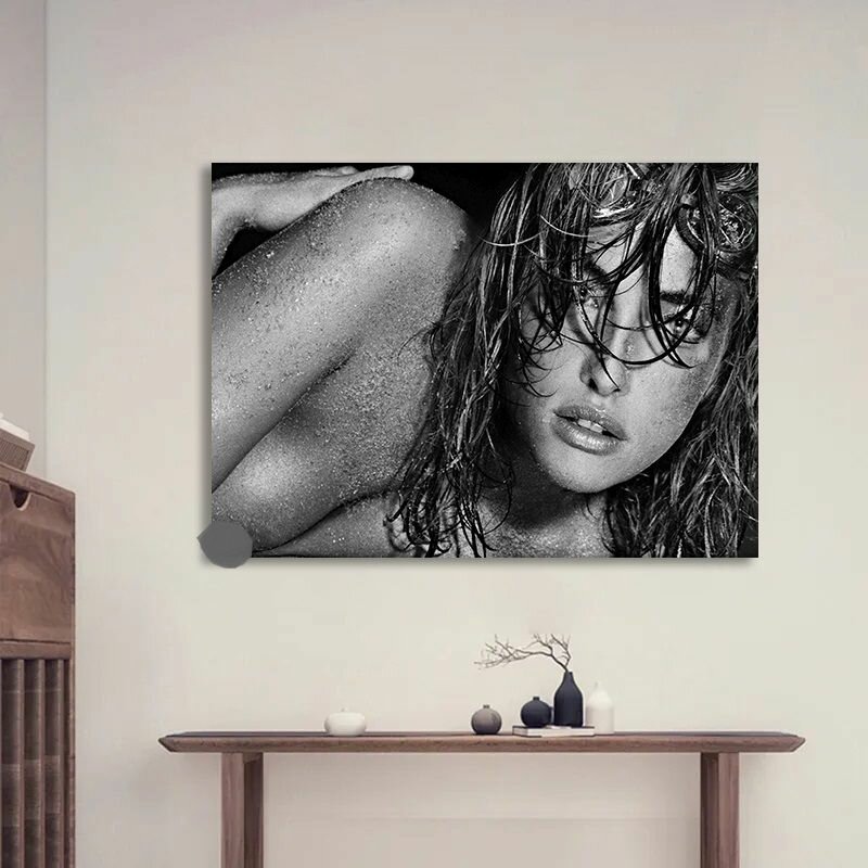 Голая девушка / Картина, постеры 18+, из коллекции "Эротика 18+", 50х70 см.