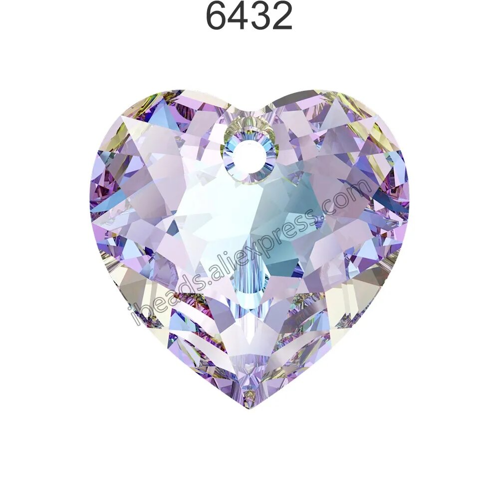 Сваровски кулон сердце 6432 для бижутерии