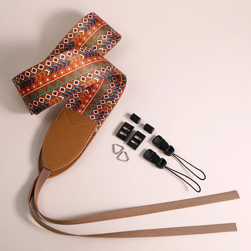 Ремень для фотоаппарата NiYi винтажный для Sony Fuji Canon Nikon PK Style 11