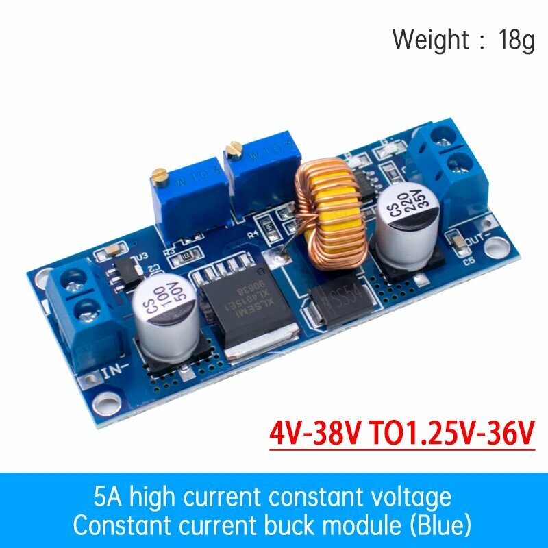 Понижающий модуль XL4015 Blue 4V-38V 1.25V-36V 5A