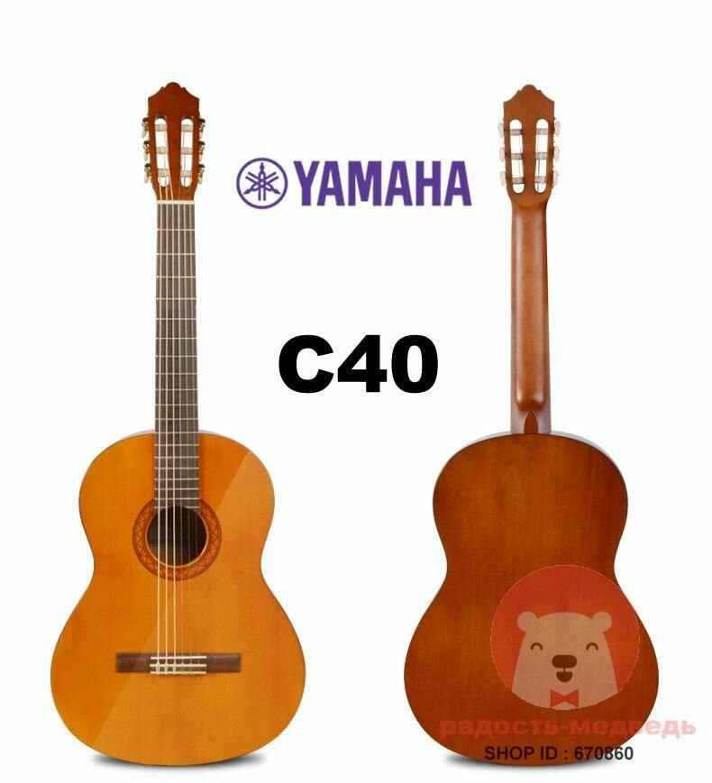 Yamaha C40 Акустическая гитара , гитара классическая