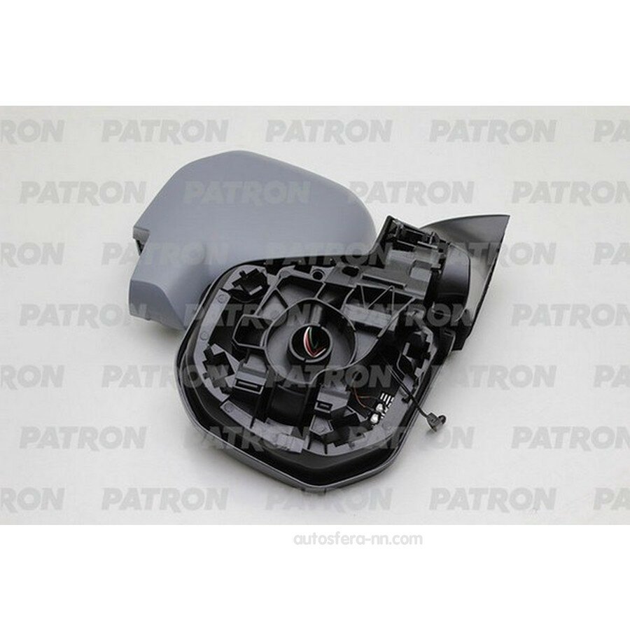 PATRON PMG0530M08 Зеркало наружное в сборе прав, электр, с подогр, выпукл, грунт, с датч темпер CITROEN: BERLINGO (2008-) / PEUGEOT PARTNER (2008-)