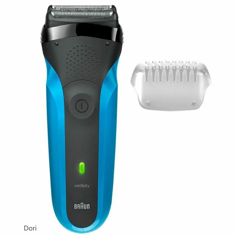 Braun Электробритва Series 3 310S, черный, синий