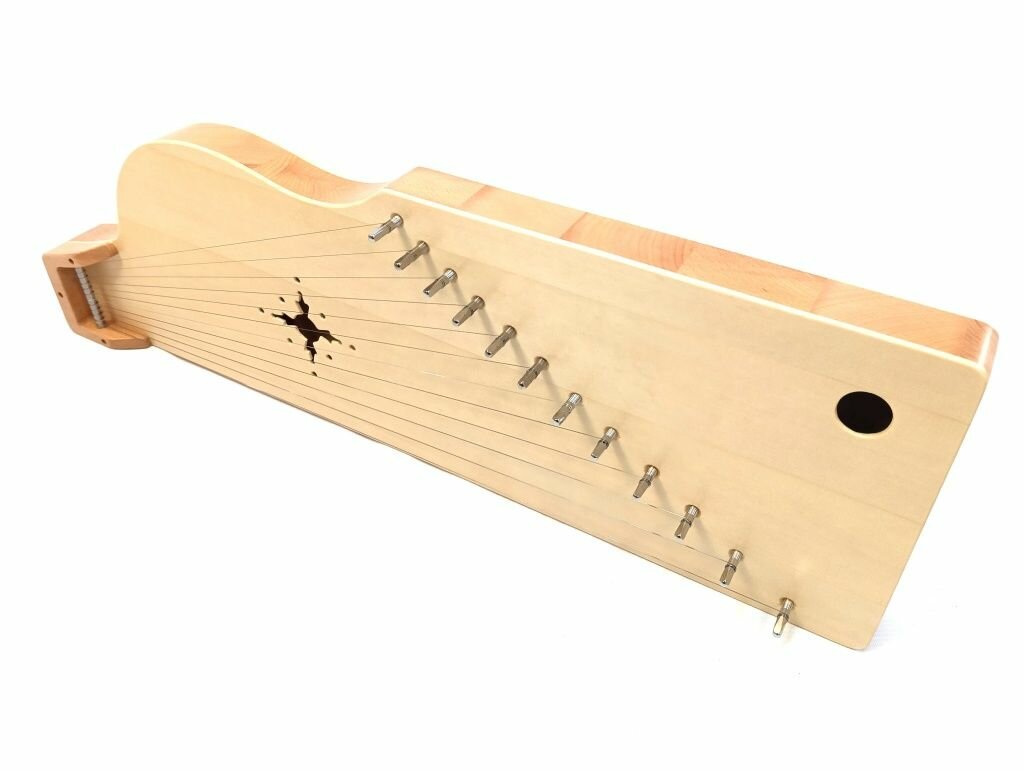 GU-10.07.12.11100 Гусли Авдоши 12 струн, базовые, светлые, Гусельник