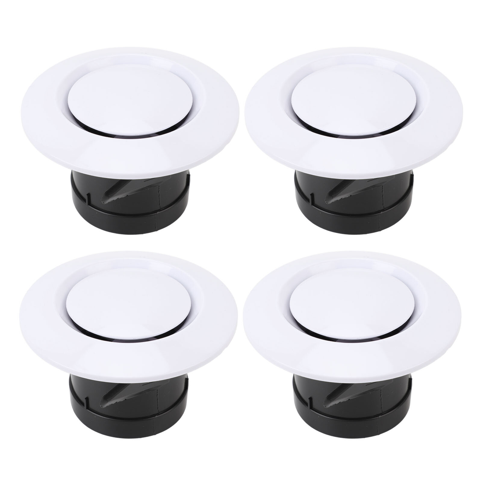 4 шт. 68 мм Регулируемый потолочный диффузор ABS для автодомов 68MM