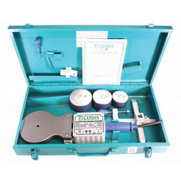 Сварочный аппарат плоский для PP-R труб Ø50-75мм 2000Вт (1000+1000) CANDAN CM-04-SET (5/1)