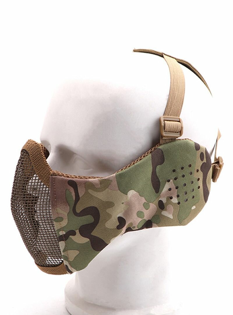 Защитная маска для страйкбола из сетки с защитой ушей мультикам