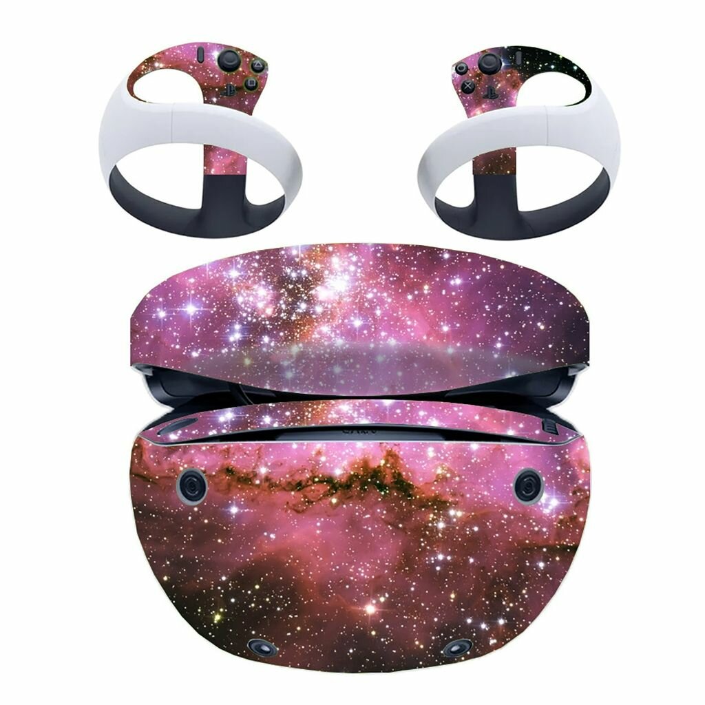 VR-аксессуар, Наклейка в виде кожи, полностью завернутая для контроллера гарнитуры PS-5 VR2, Обложка для скинов и отличительных знаков