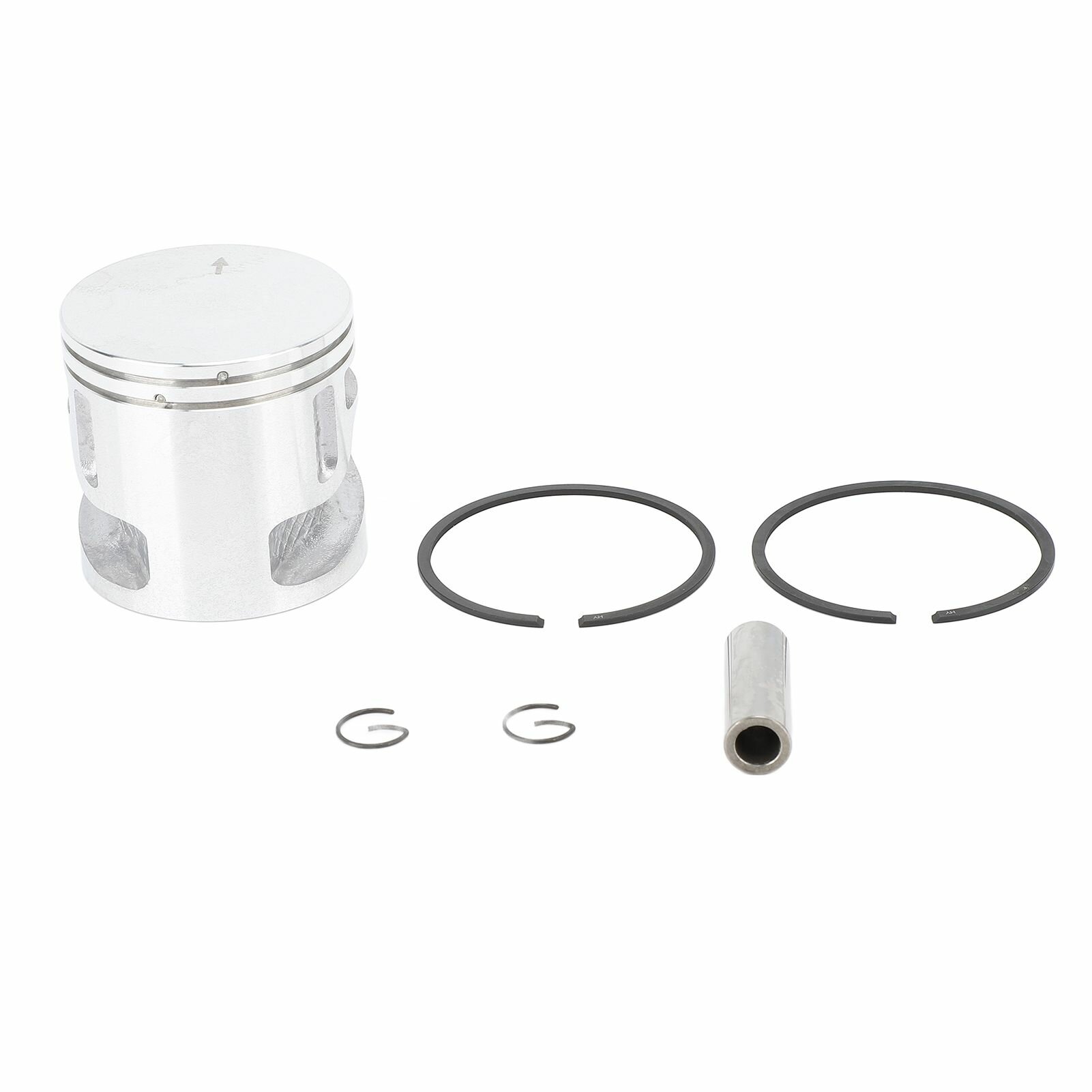 Комплект масляного уплотнения поршневого кольца бензопилы из алюминия 60 мм, высокопрочное поршневое кольцо в сборе для двигателя K1270, запасные части