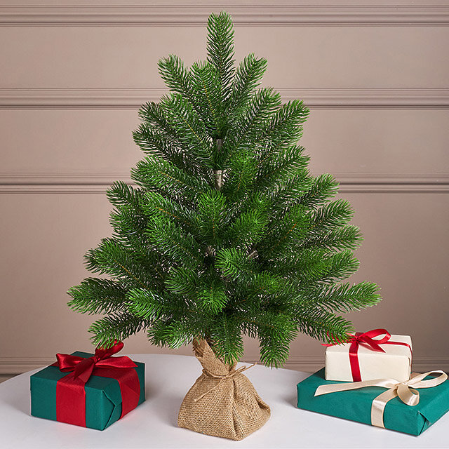 Елка настольная Русская Красавица Премиум 60 см, литая 100%, Царь Елка, РКП-60