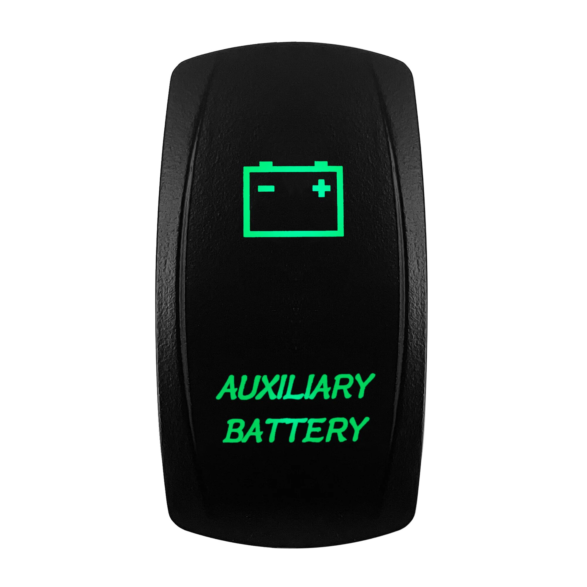 Выключатель аккумулятор Aux Battery, 12/24В, LED, черный