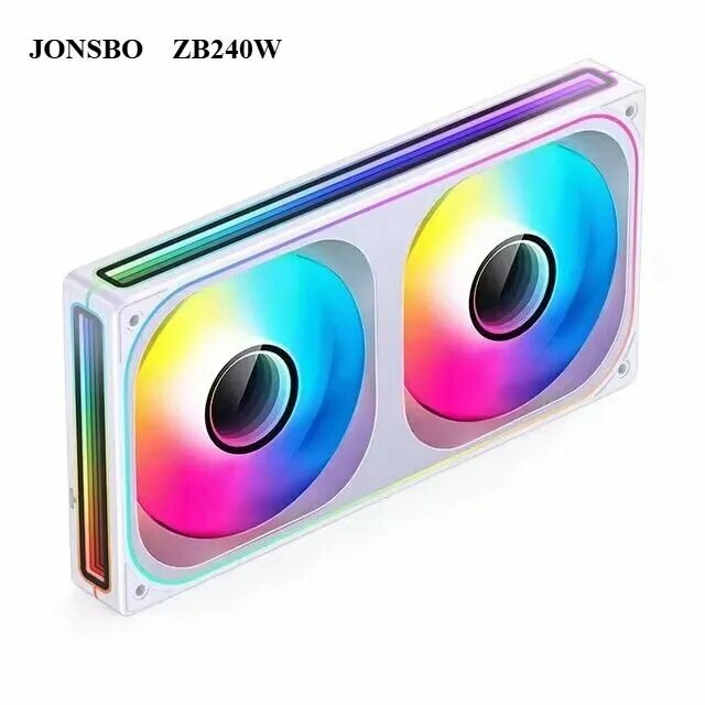 JONSBO ZB-120/240/360 Вентилятор для охлаждения компьютера Building block fan ARGB, 12-сантиметровый соединенный вентилятор шасси ZA120