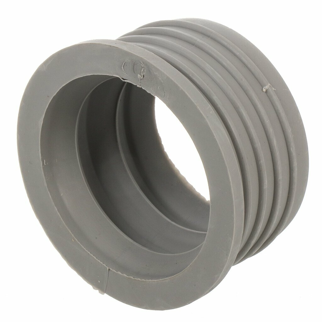 Манжета уплотнительная СантехКреп 50х32 мм, ТЭП, серая, для канализации и раковины, переходник резиновый, 40.05.14