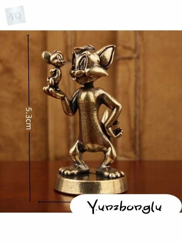 Yunzhonglu Том и Джерри, медная статуя, изделие декоративного искусства