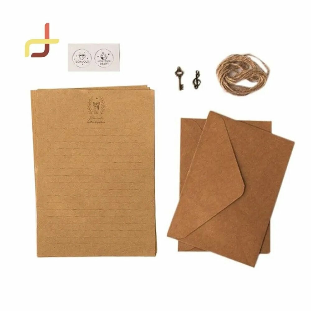 W1(NNZZMME))12 шт. винтажная крафт-бумага, писчая бумага в европейском стиле, Номер 7