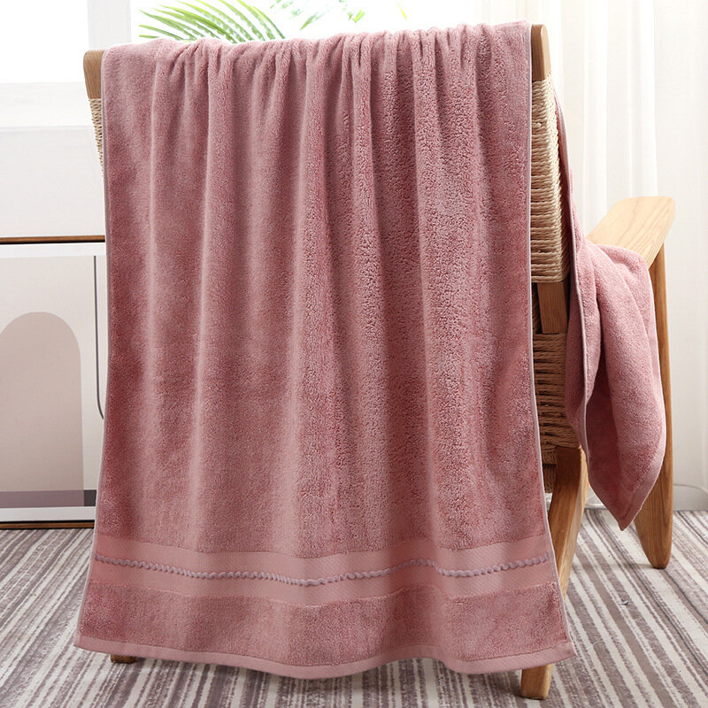 Бамбуковое волокно, банный полотенец 140*70 см, утолщённый, 500 г, без ворса, более комфортный, чем чистый хлопок, мягкий и впитывающий, подходит в качестве подарка для младенцев и малышей.