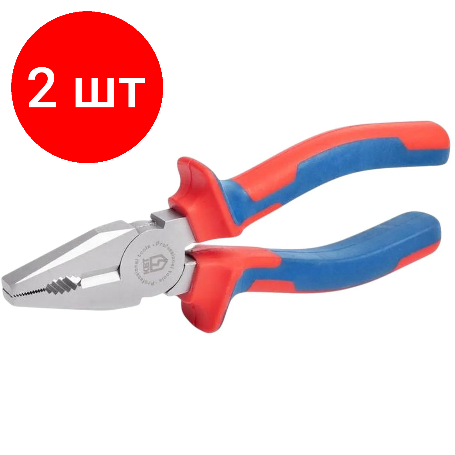 Комплект 2 штук, Пассатижи 180 мм серия мастер (КВТ) 77420
