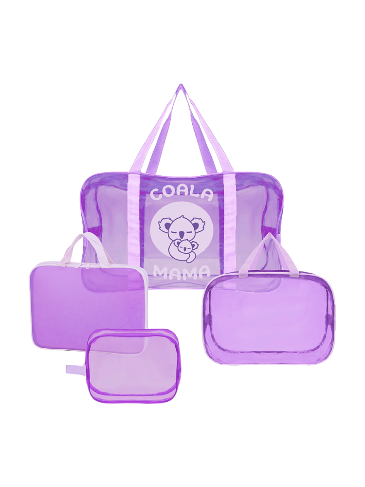 Coala Mama Набор сумок 3+1 в роддом Coala Mama цвет Dark Violet