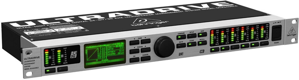 BEHRINGER DCX2496LE - цифровой кроссовер 6 вых, AES/EBU