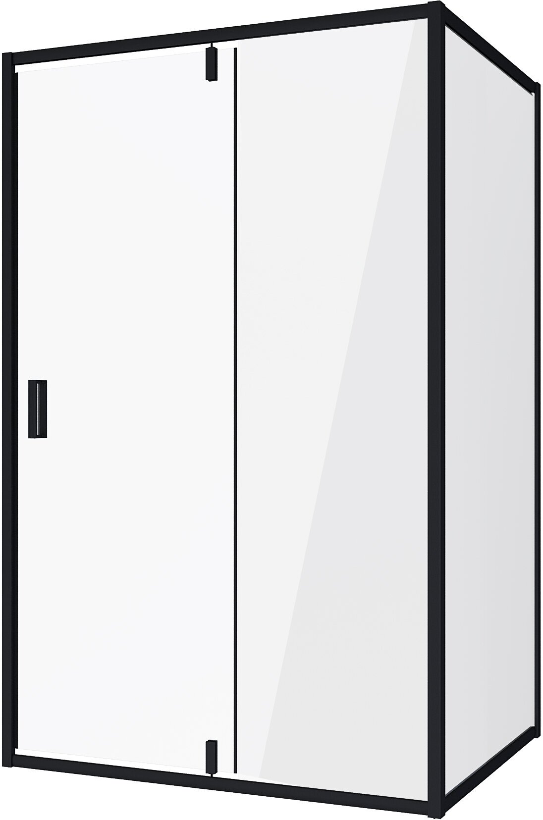 Душевой уголок Niagara Nova 110х90 NG-83-11AB-A90B стекло прозрачное, профиль черный