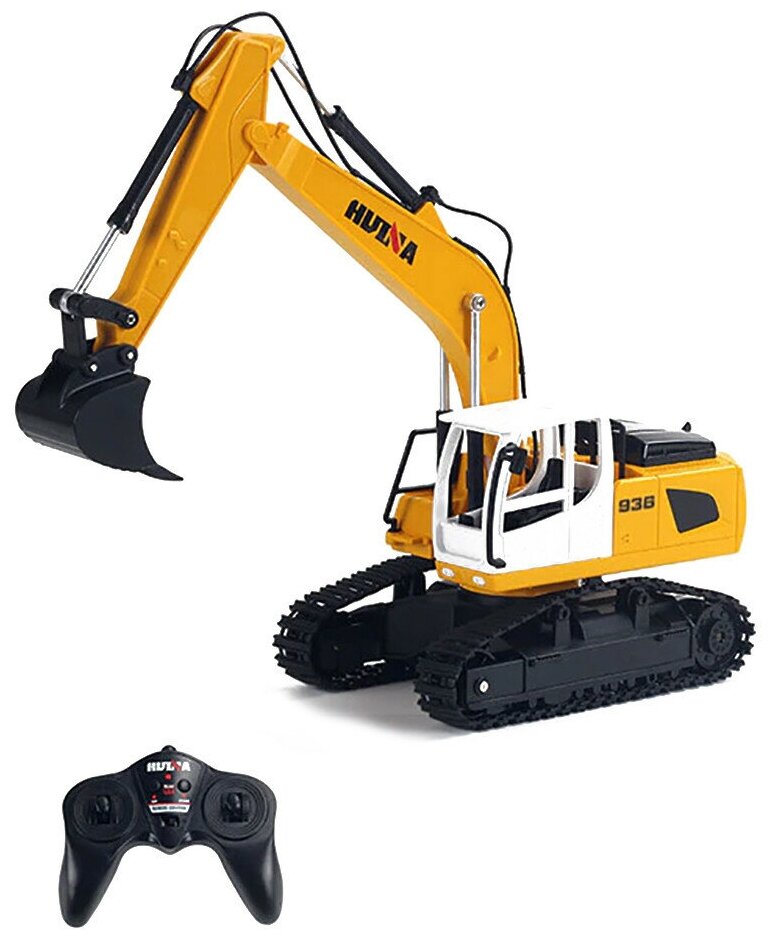 Радиоуправляемый экскаватор HUI NA TOYS масштаб 1:24 2.4G - HN1516