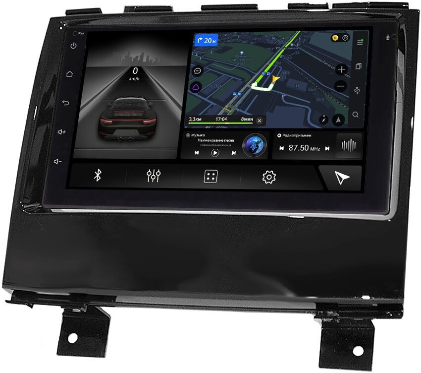 Магнитола в штатное место 2 din JAC S3 2014-2024 Canbox M-Line 9863-RP-11-597-290 на Android 10 (4G-SIM, 2/32, DSP, QLed)