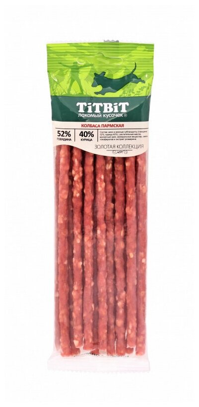 Титбит Колбаса Пармская 80гр Золотая коллекция для собак