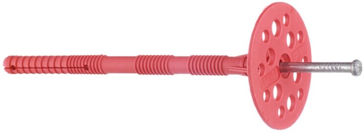 Дюбель для теплоизоляции 10х160 мм металлический гвоздь (100 шт.)