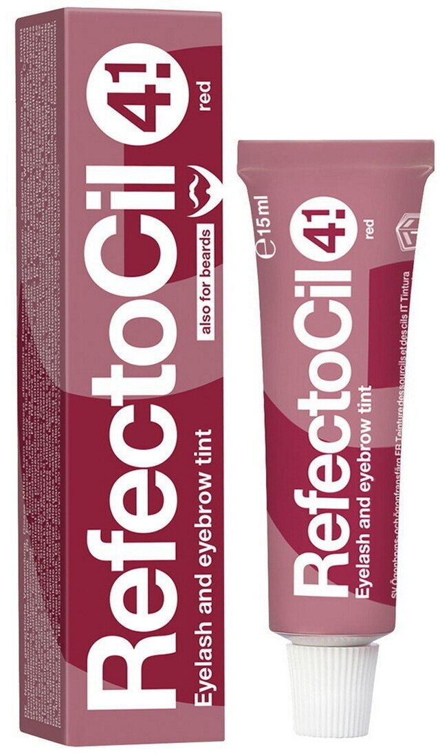 Краска для бровей RefectoCil 4.1 Red, гипоаллергенная, 15 мл