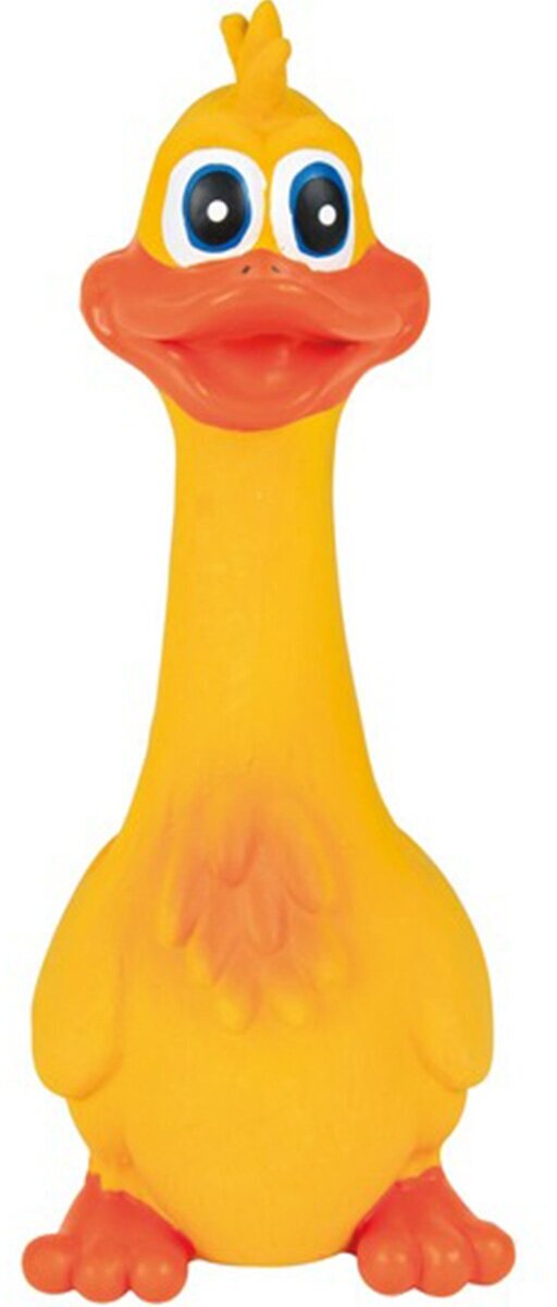 TRIXIE игрушка для собак «Утка», латекс, желтая (20 см)