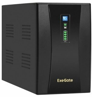 ИБП SpecialPro UNB-2000. LED. AVR.1SH.2C13. RJ. USB