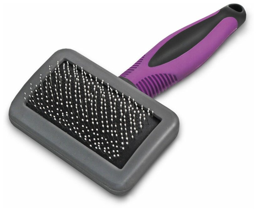 Triol Пуходерка с каплей "Стандарт" M, 180 х 120 мм. , цвет черный, фиолетовый.