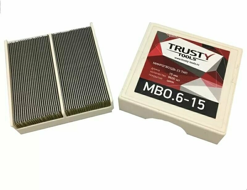 Микрогвоздь 23 тип 15 мм Trusty MBO.6-15