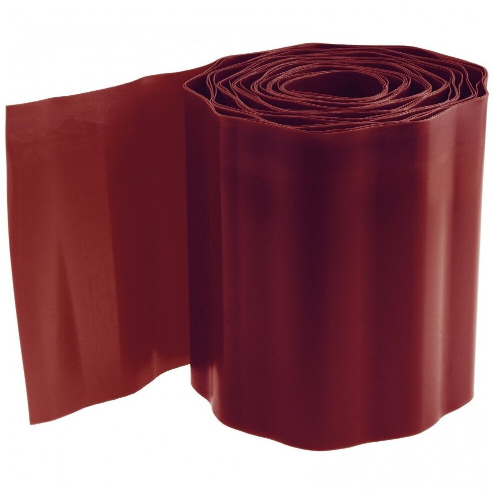 Бордюрная лента, 15 х 900 см, полипропиленовая, коричневая, Россия, Palisad, 64484