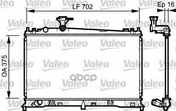 Радиатор Valeo арт. 734483